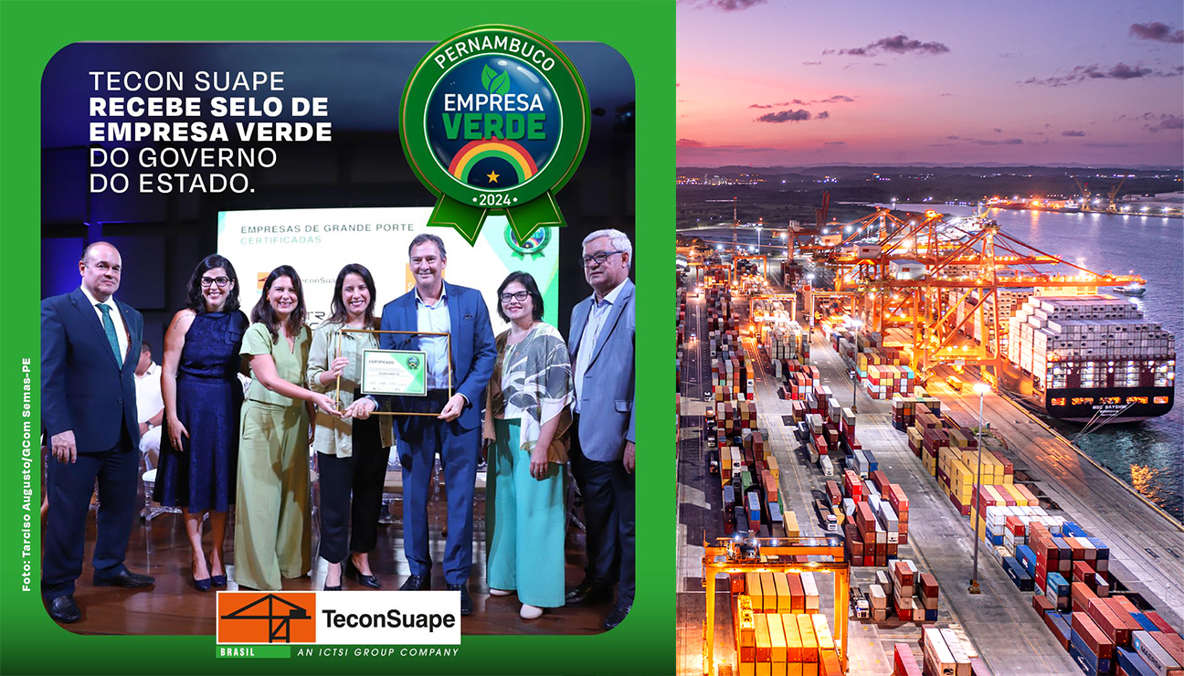 Tecon Suape recognized as a Green Company | ICTSI